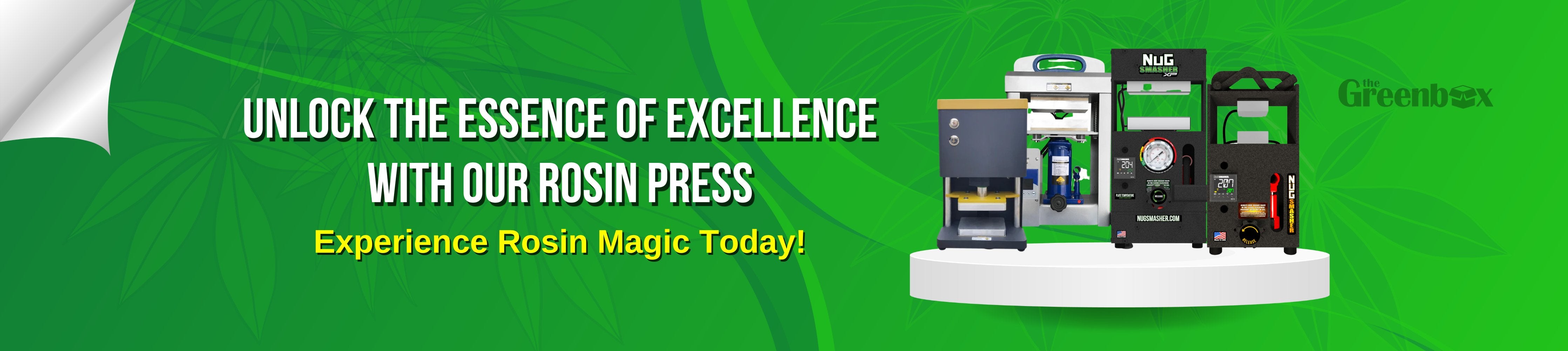 Rosin Presses and accessories for extraction | The Green Box Australia