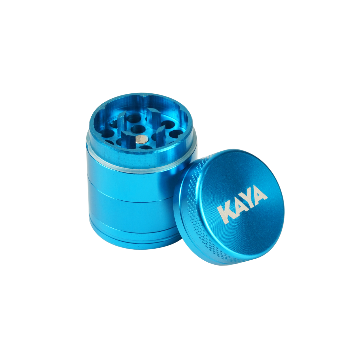 Kaya Grind Elite 4-Part Shredder - Heavy-Duty Aluminum with Diamond ...
